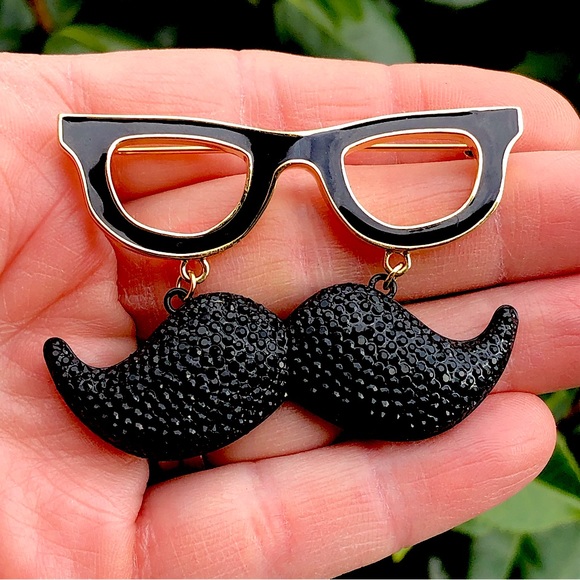 kate spade | Jewelry | Kate Spade Dress The Part Mustache Pin 26 New ...